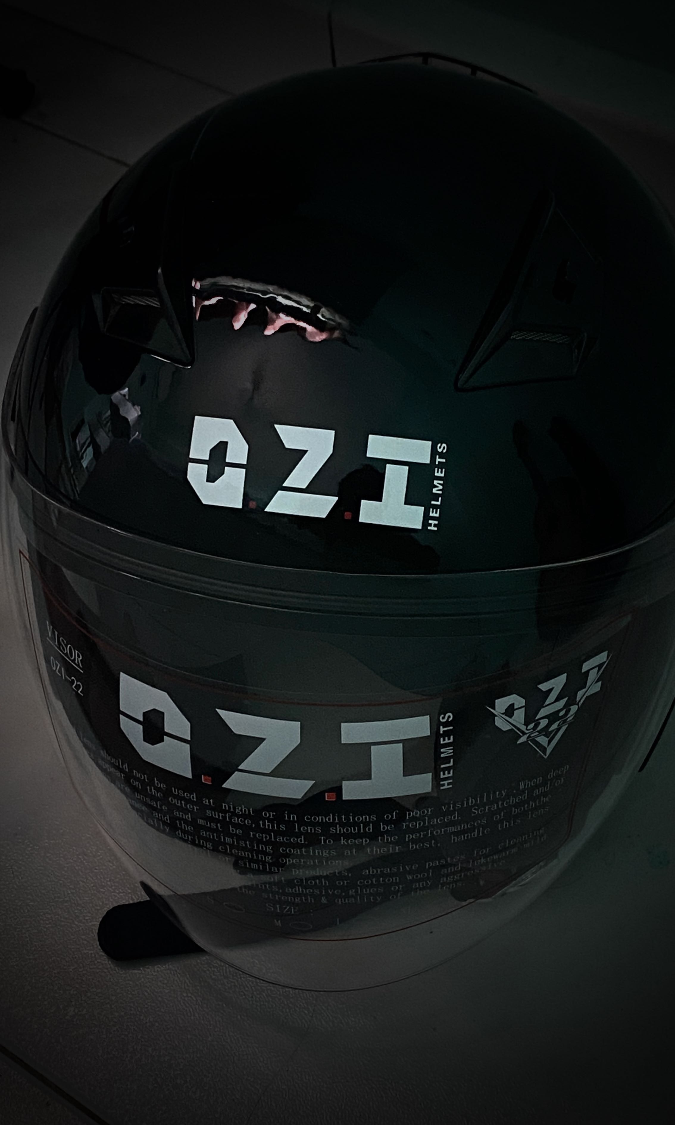 OZI helmet, Motorcycles, Motorcycle Accessories on Carousell