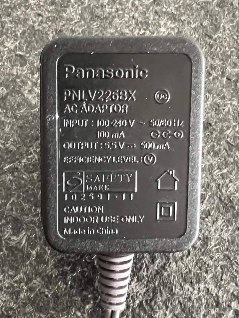 Panasonic cordless phone adapter, TV & Home Appliances, Electrical ...