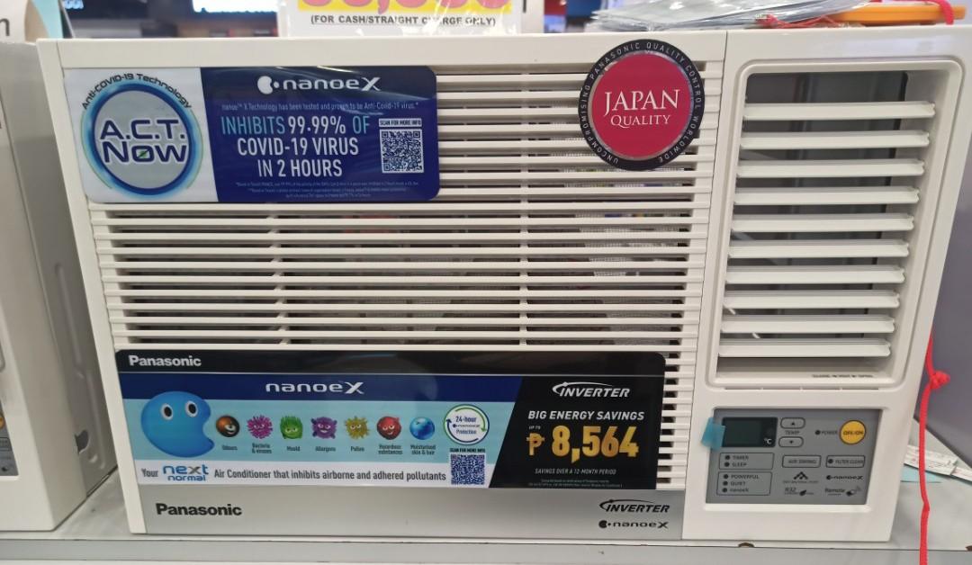 PANASONIC WITH NANOEX WINDOW TYPE, TV & Home Appliances, Air ...