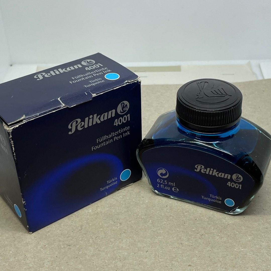 Pelikan 4001 Fountain Pen Ink Turkish blue made in Germany, Hobbies ...