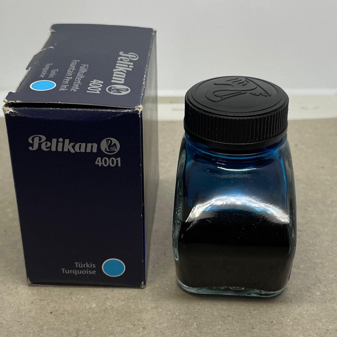 Pelikan 4001 Fountain Pen Ink Turkish blue made in Germany, Hobbies ...