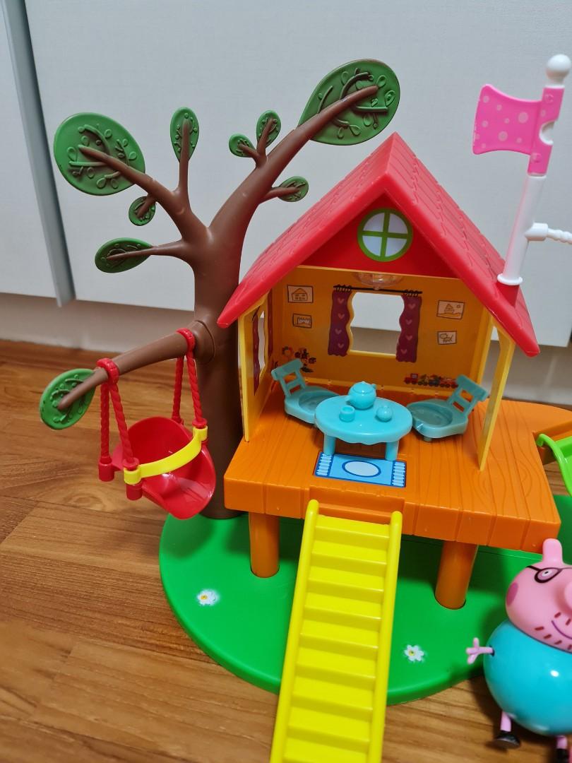 Peppa Pig Tree House & Family Figurines, Hobbies & Toys, Toys & Games ...