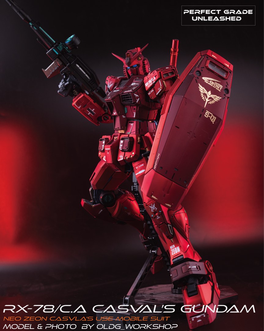 誠接代工）Pgu rx-78-2 高達模型代工hg mg rg pg 完成品, 興趣及遊戲, 玩具 & 遊戲類 - Carousell