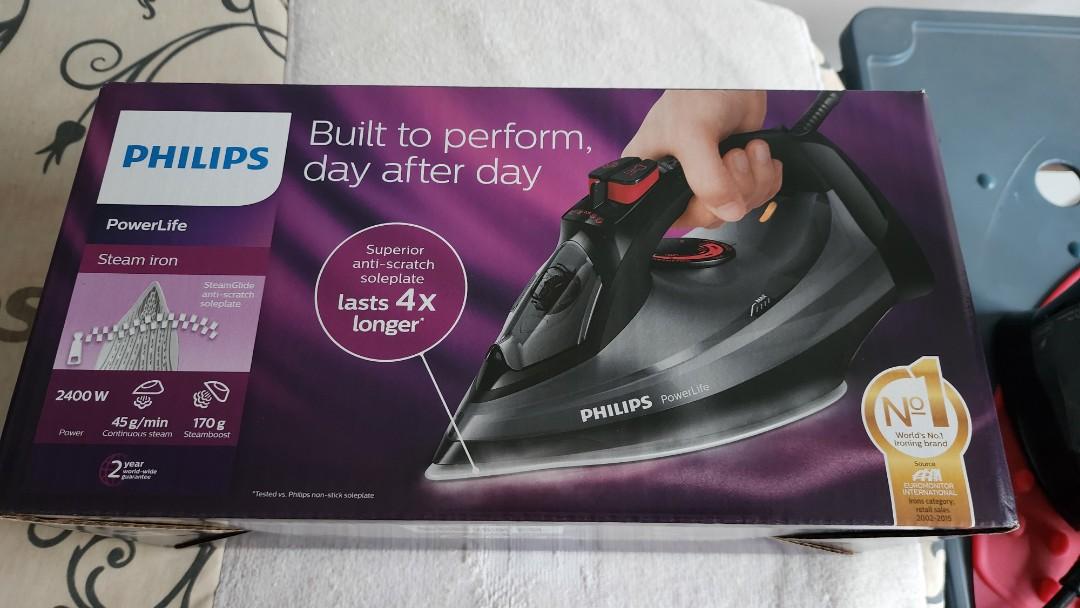 Philips ironing board & iron, Furniture & Home Living, Cleaning ...