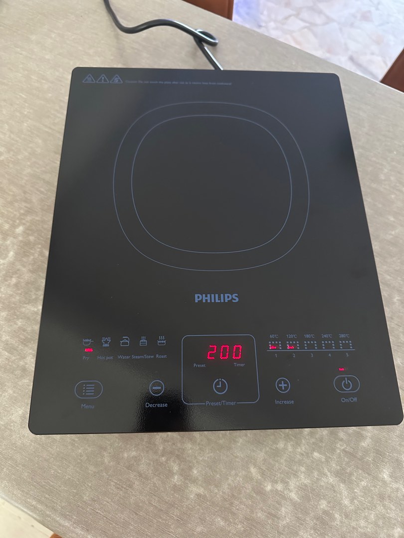 Philips portable induction cooker, TV & Home Appliances, Kitchen ...