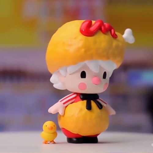 Popmart Sweet bean Supermarket 2 (Fried Chicken), Hobbies & Toys, Toys ...