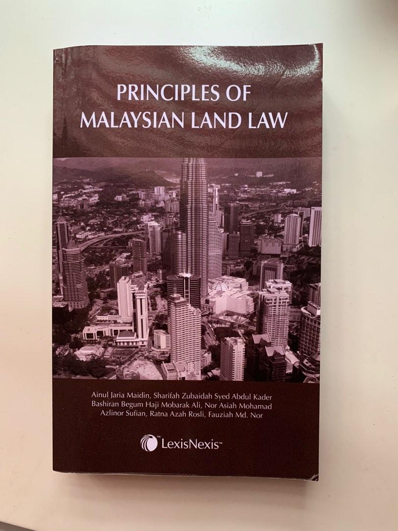 Principles Of Malaysian Land Law Hobbies Toys Books Magazines