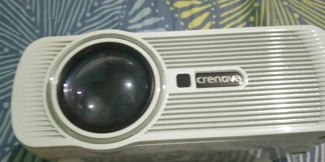 Projector Mini Led Crenova XPE-460, TV & Home Appliances, TV ...