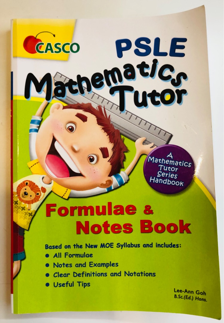 PSLE Mathematics Tutor (Formulae & Notes Book), Hobbies & Toys, Books ...