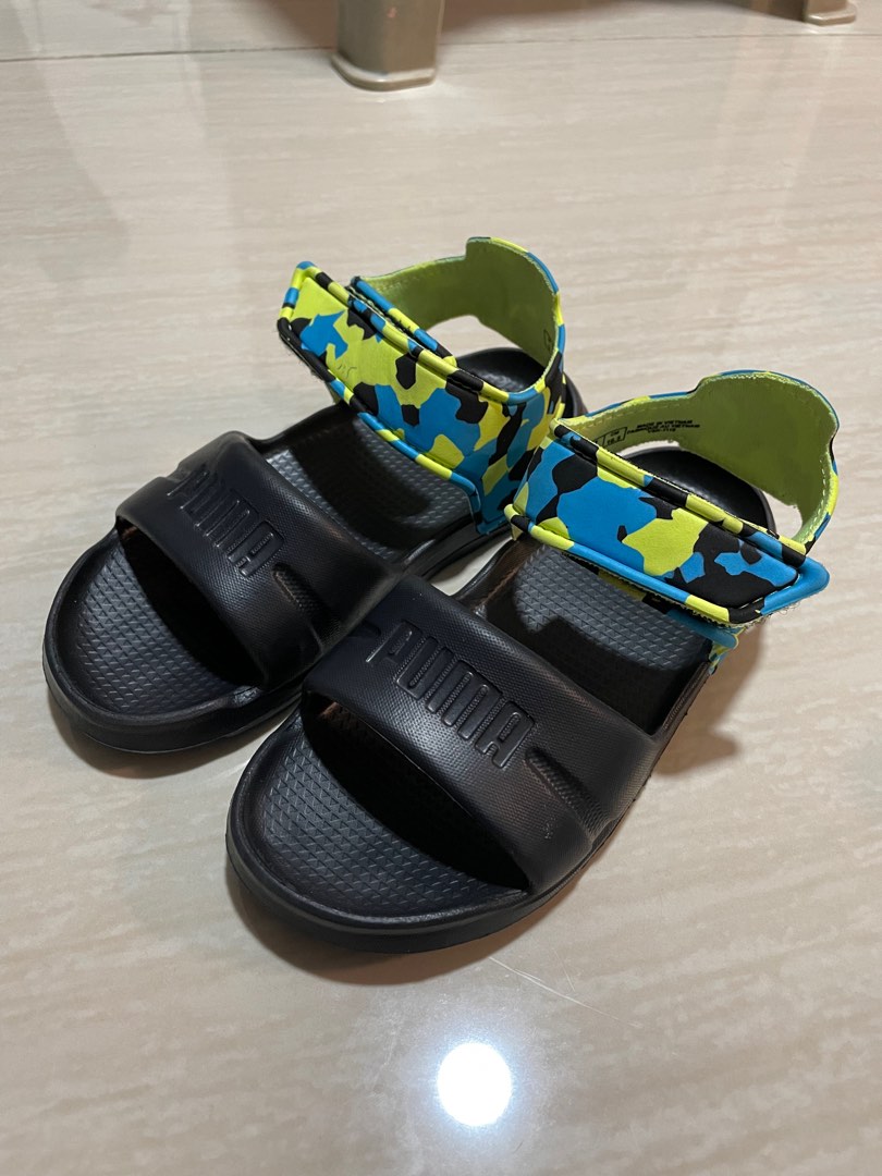 Puma sandals, Babies & Kids, Babies & Kids Fashion on Carousell