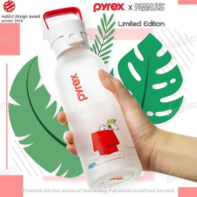 Pyrex and peanuts glass bottle, Furniture & Home Living, Kitchenware ...