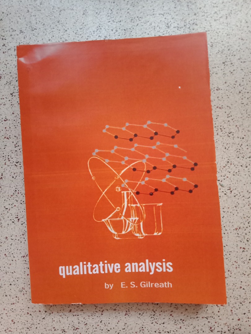 QUALITATIVE ANALYSIS BY GILREATH, Hobbies & Toys, Books & Magazines ...