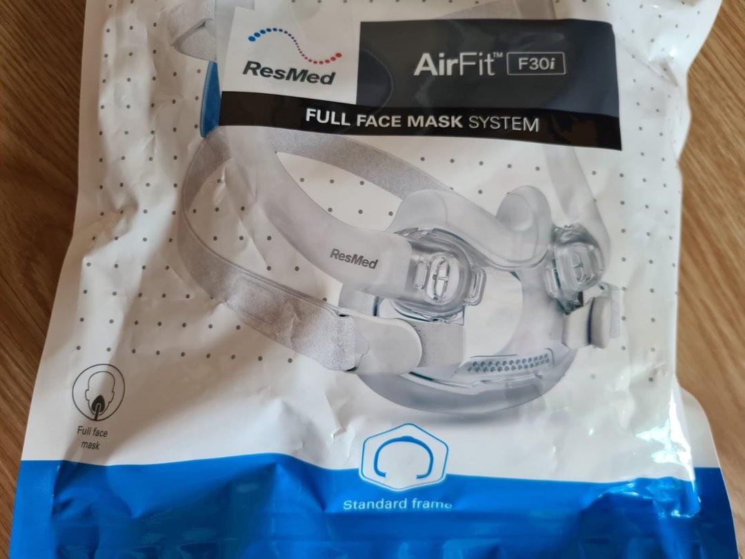 ResMed AirFit F30i Full Face Mask, Health & Nutrition, Medical Supplies ...