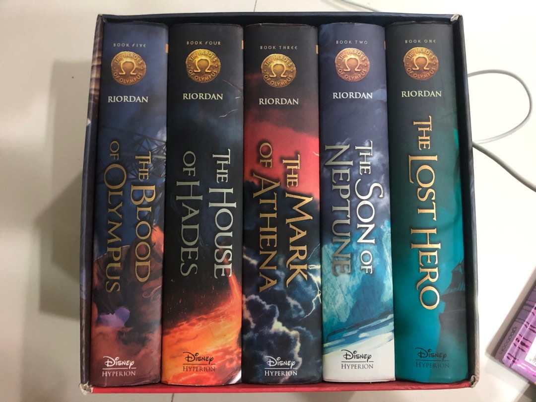 Rick Riordan Series: The Lost Hero, The Son of Neptune, The Mark of ...
