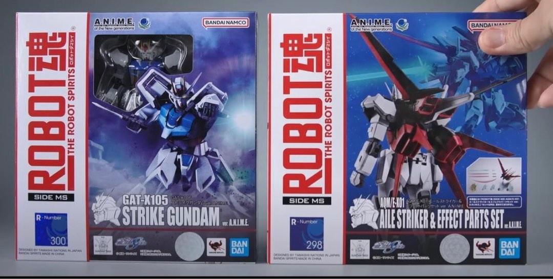 Robot Spirits Ver Anime Strike Gundam & Aile Strike, Hobbies & Toys ...