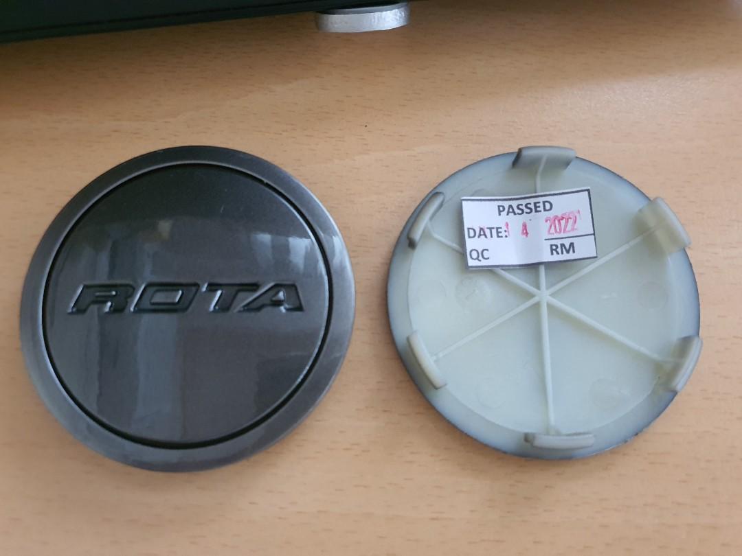 Rota Center Caps (Gunmetal), Car Parts & Accessories, Mags and Tires on ...