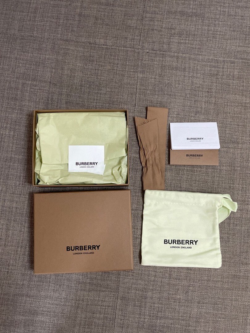 Burberry Box with Paper Bag, Furniture & Home Living, Home Improvement ...
