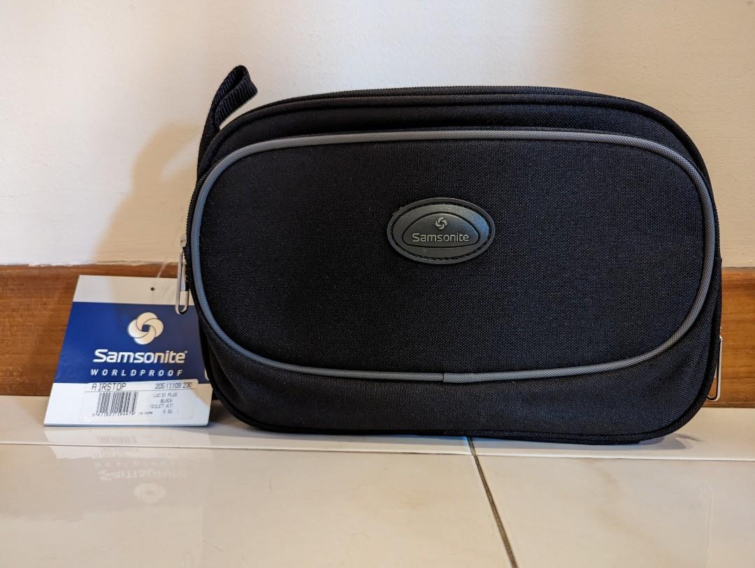 Samsonite Toiletries Bag (Black), Men's Fashion, Bags, Belt bags ...