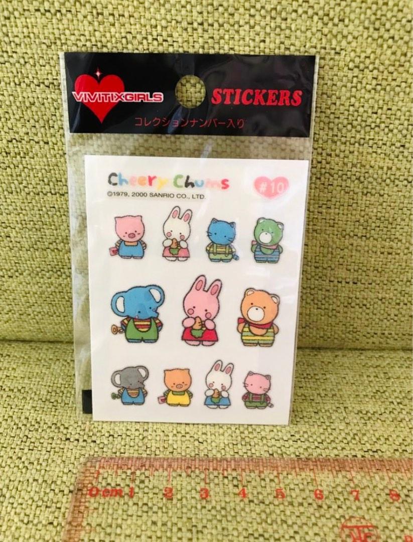 Sanrio 絕版罕有 2000 Cheery Chums 貼紙 Cherry Chums, 興趣及遊戲, 收藏品及紀念品, 古董收藏 ...