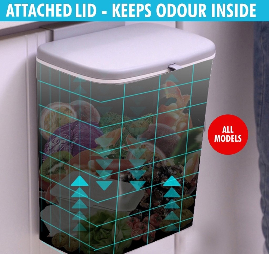 [SG Ready Stock] Hanging Dustbin with Cover*With or w/o Inner Bin with ...