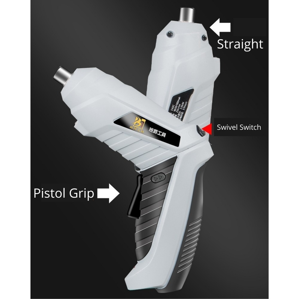 SG Rechargeable Cordless Pivoting Screwdriver Set Electric Screwdriver ...