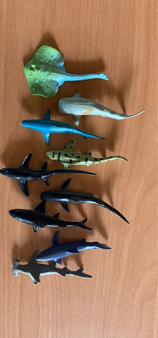 Shark Figurines Toob Safari Ltd Original, Hobbies & Toys, Toys & Games ...
