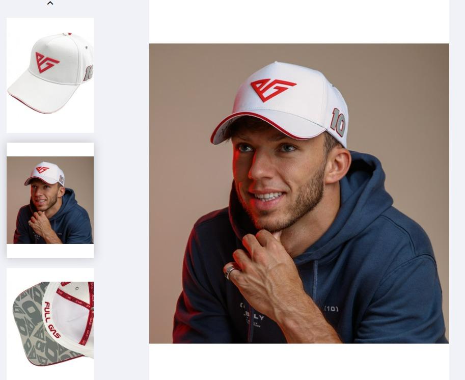 signed ! PIERRE GASLY10 COLLECTION FULL GAS CAP (sustainable collection ...