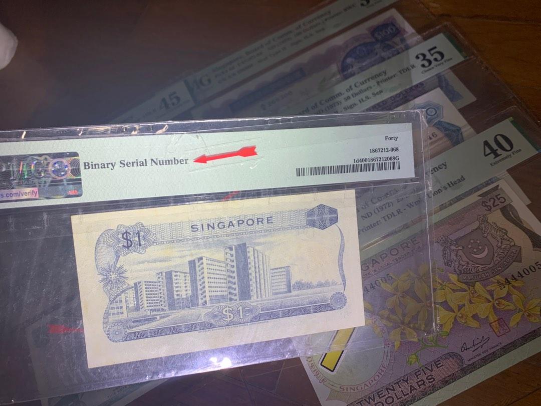 Singapore Orchid old notes full set, Hobbies & Toys, Memorabilia ...