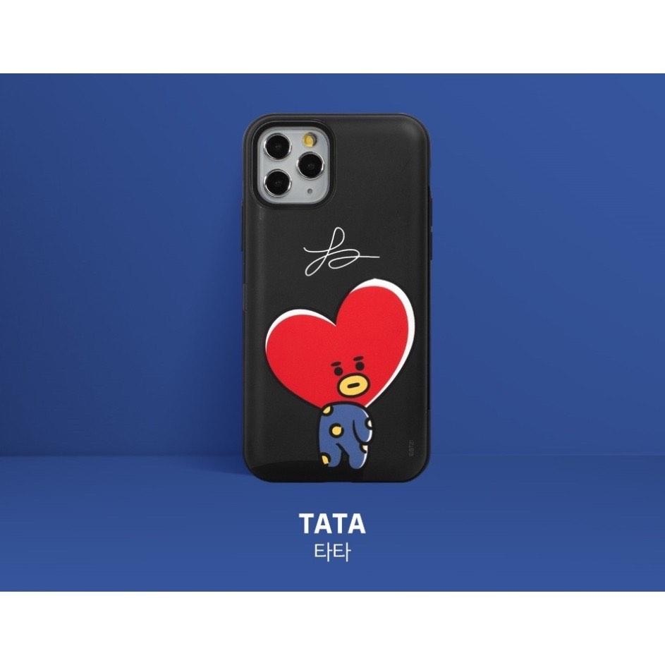 SKINU BT21 Hangout iPhone 11 Pro Card Bumper Case BTS V Taehyung Tata ...