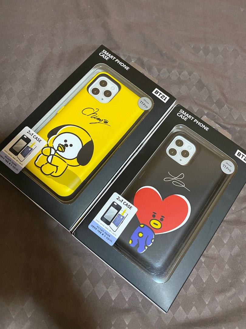SKINU BT21 Hangout iPhone 11 Pro Card Bumper Case BTS V Taehyung Tata ...