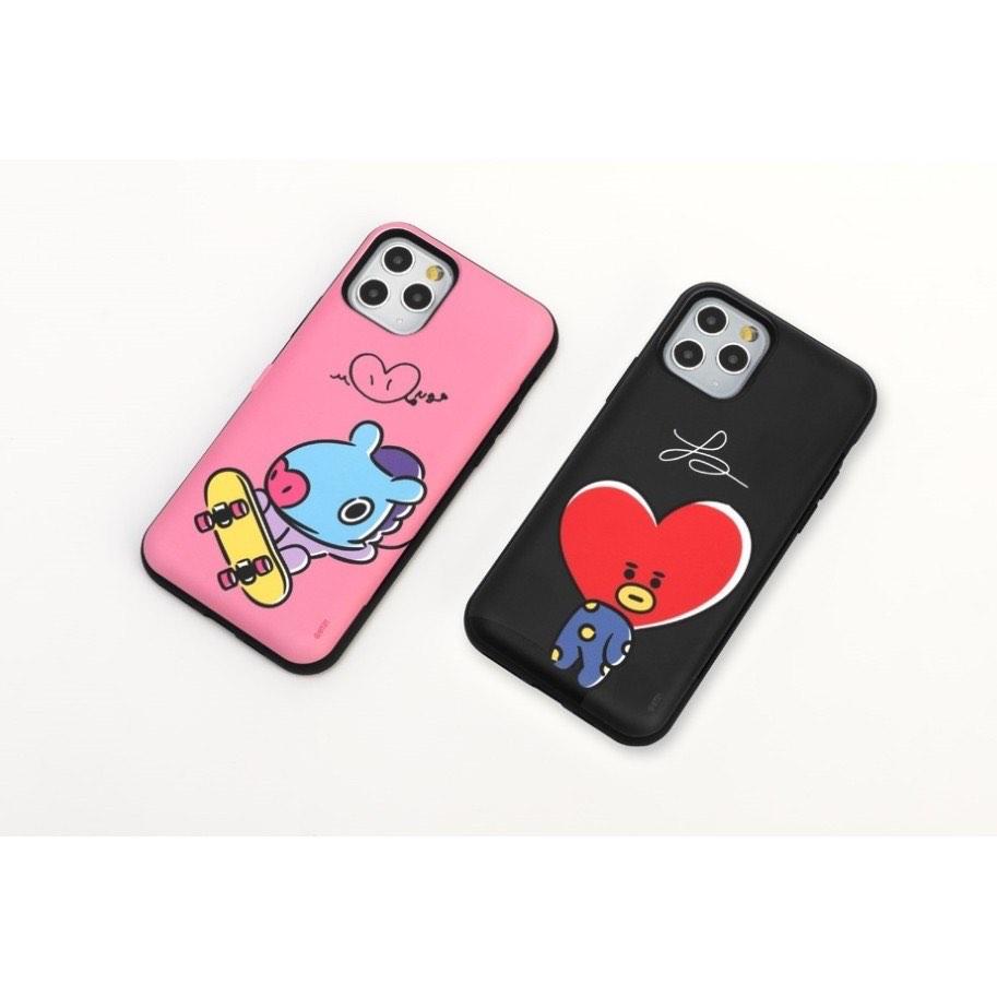 SKINU BT21 Hangout iPhone 11 Pro Card Bumper Case BTS V Taehyung Tata ...