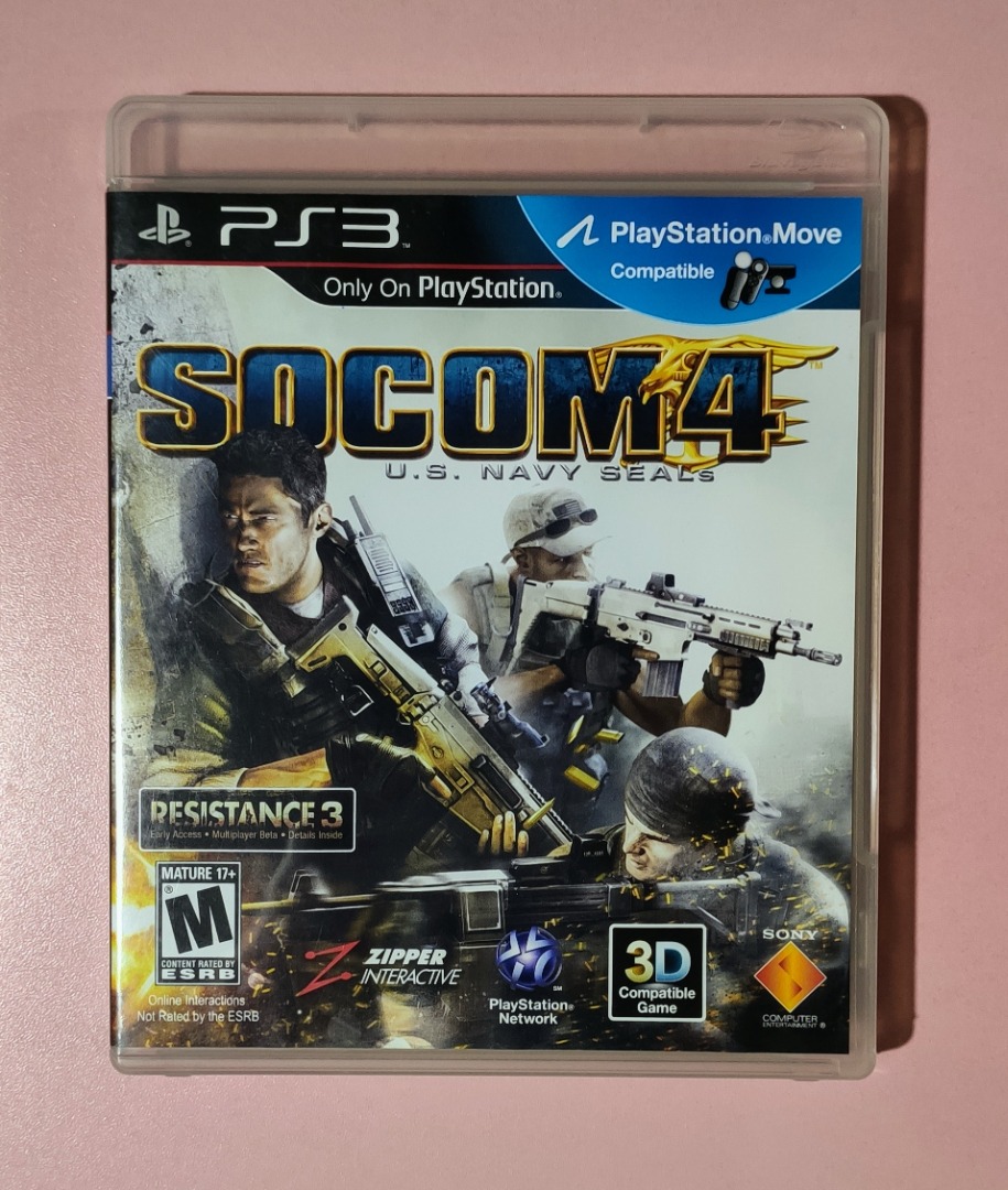 SOCOM 4: US Navy SEALs - [PS3 Game] [ENGLISH Language] [CIB / Complete ...