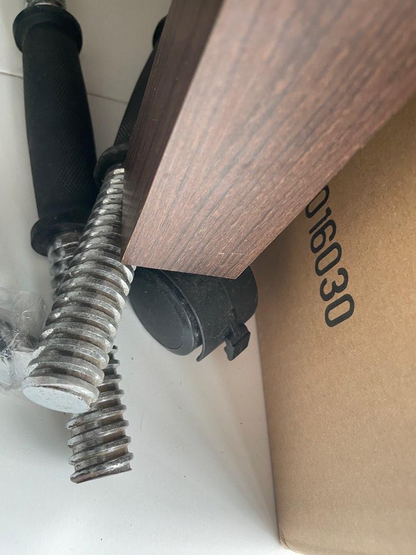 Study desk with castor wheels, Furniture & Home Living, Furniture ...