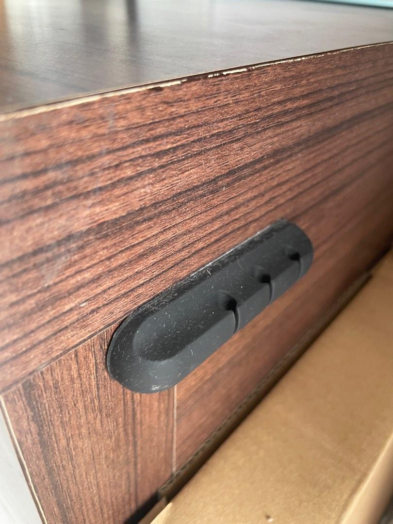 Study desk with castor wheels, Furniture & Home Living, Furniture ...