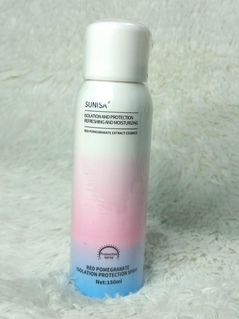 Sunisa Red pomegranate isolation protection spray, Beauty & Personal ...