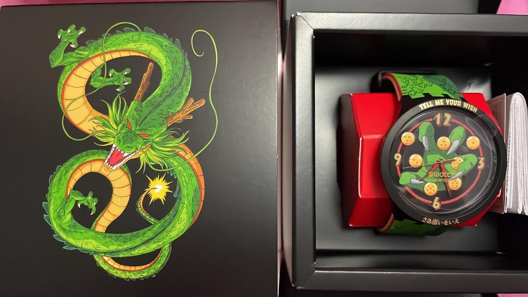 SWATCH X Dragon Ball Z (SHENRON & GUKO), Men's Fashion, Watches ...