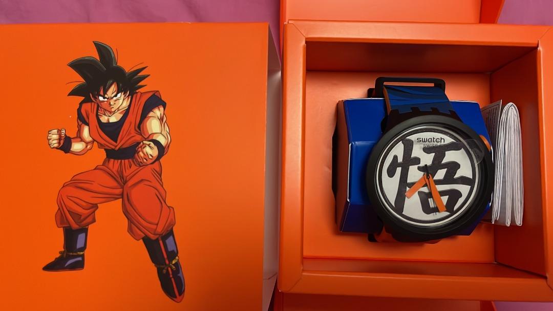 SWATCH X Dragon Ball Z (SHENRON & GUKO), Men's Fashion, Watches ...