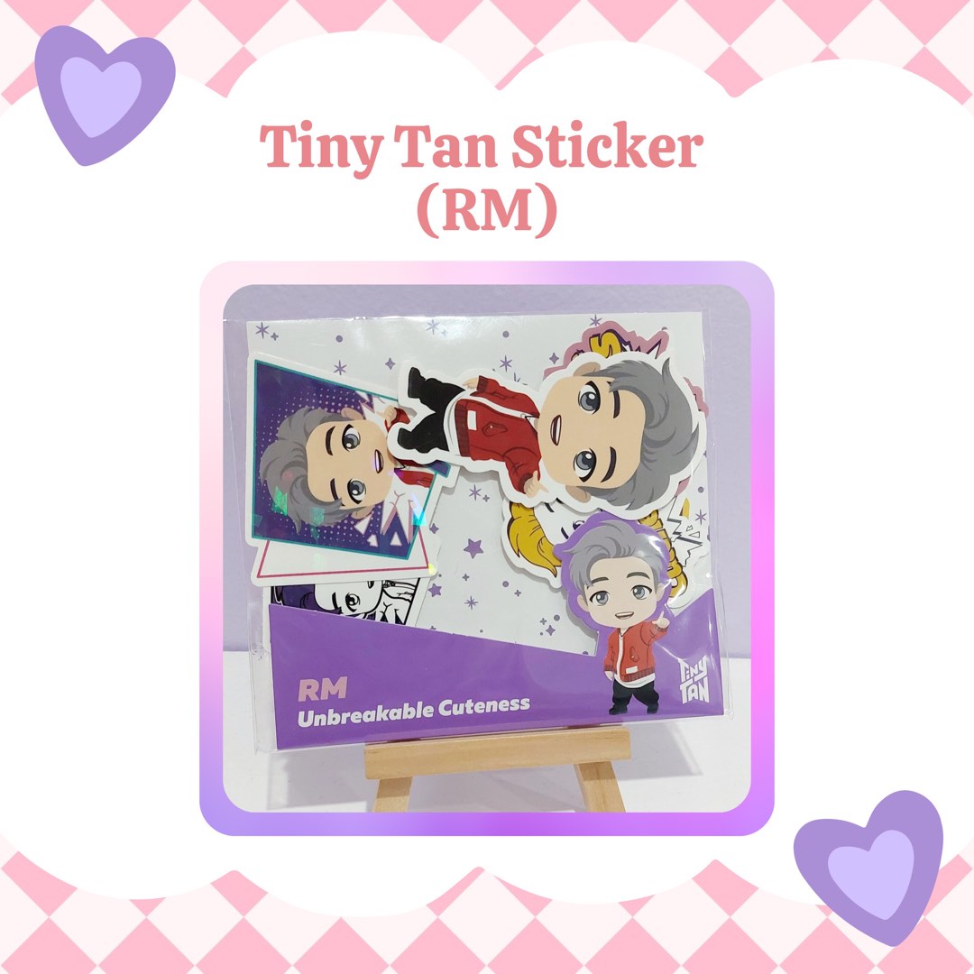 Tiny Tan Sticker Set (RM & J-Hope), Hobbies & Toys, Memorabilia ...