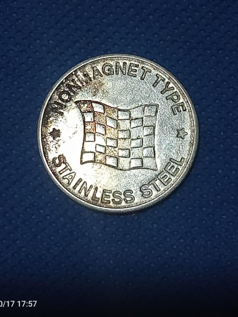 Token stainless steel non magnetic, Hobbies & Toys, Memorabilia ...