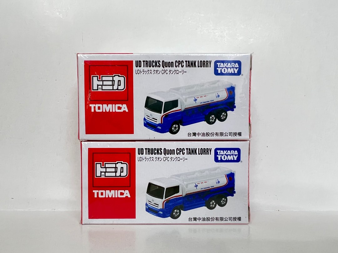 Tomica 台灣中油車 UD TRUCKS Quon CPC TANK LORRY, 興趣及遊戲, 玩具 & 遊戲類 - Carousell