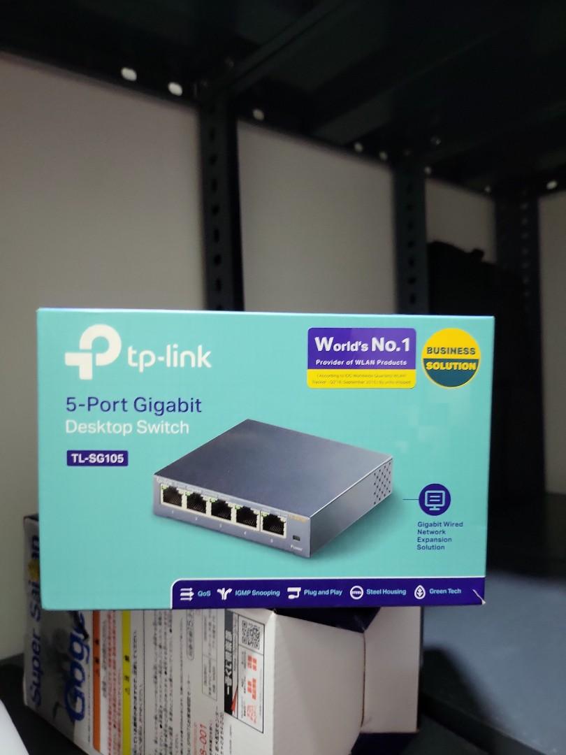 TP Link 5 port switch, Computers & Tech, Parts & Accessories ...