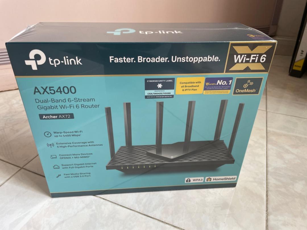TP-Link AX5400 Dual-Band 6-Stream Gigabit Wi-Fi 6 Router, Computers ...