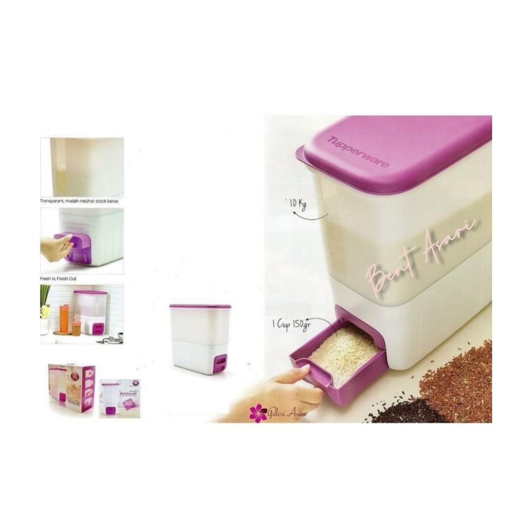 Tupperware Rice Smart Dispenser Purple Limited Edition, Furniture ...