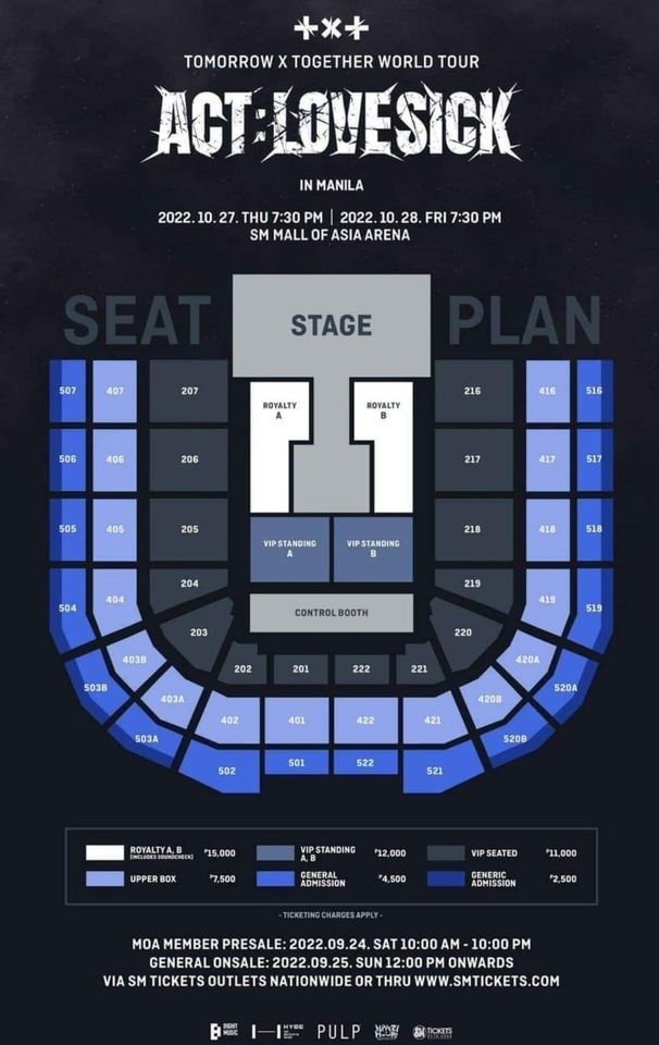 TXT Tomorrow x Together World Tour Concert in Manila VIP Standing A ...