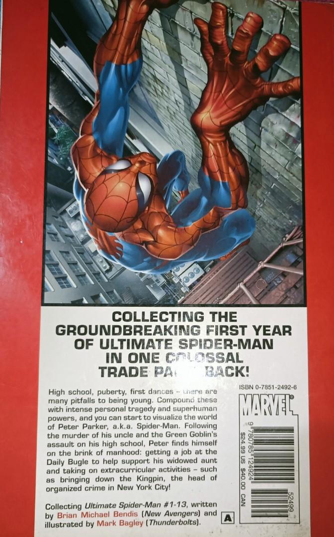 ULTIMATE SPIDER-MAN (ULTIMATE COLLECTION BOOK 1), Hobbies & Toys, Books ...