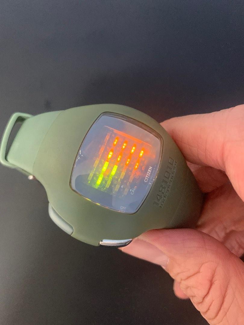 Ultra Rare Vintage Citizen 1481010 INDEPENDENT LED ABACUS Digital Watch ...
