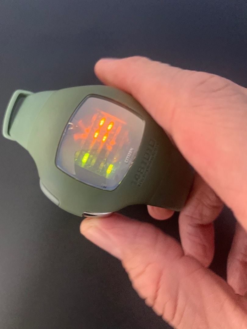 Ultra Rare Vintage Citizen 1481010 INDEPENDENT LED ABACUS Digital Watch ...