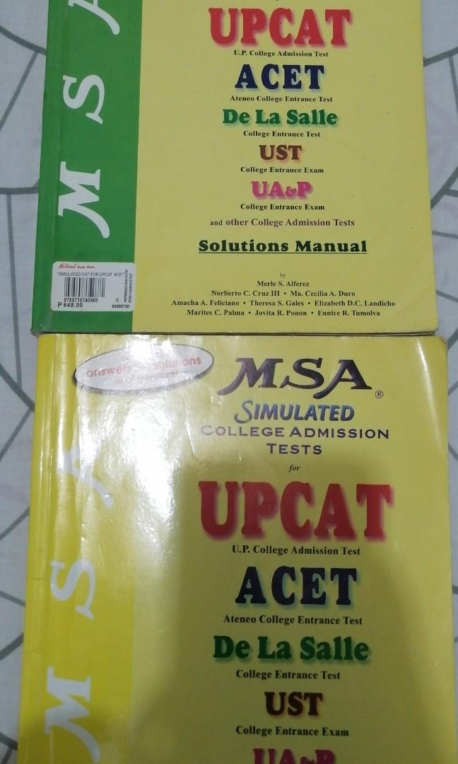 UPCAT REVIEWER, Hobbies & Toys, Books & Magazines, Assessment Books on ...