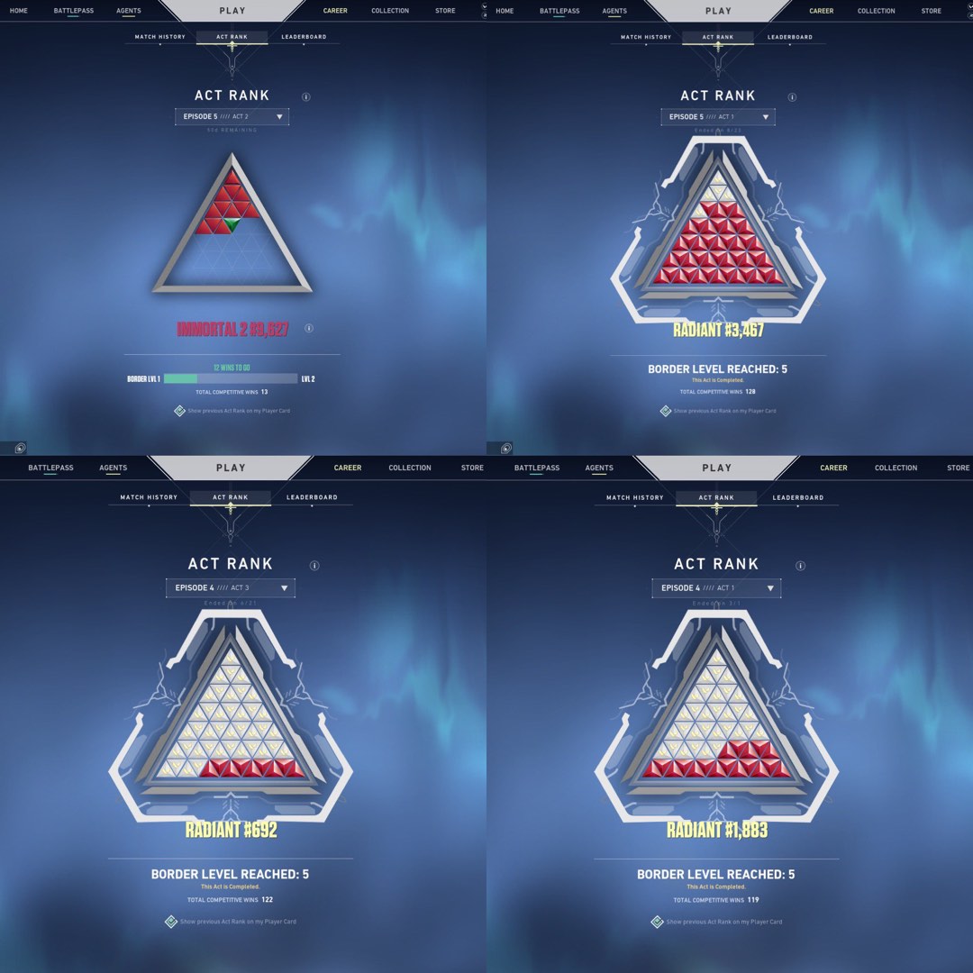 Valorant radiant account, Video Gaming, Video Games, Others on Carousell