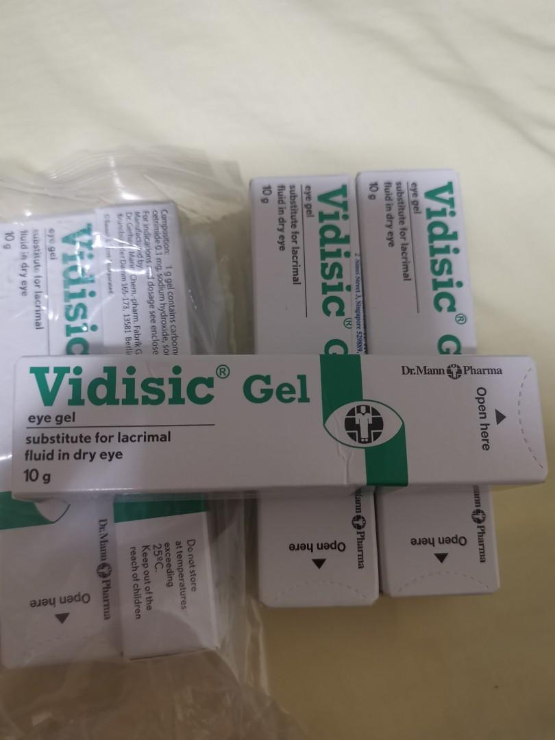 Vidisic Eye Gel, Health & Nutrition, Medical Supplies & Tools on Carousell